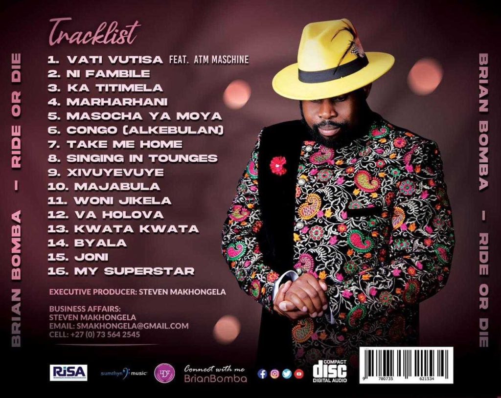 Brian Bomba Drops - Ride or Die (Album) | Here’s Why Marharhani is His ...